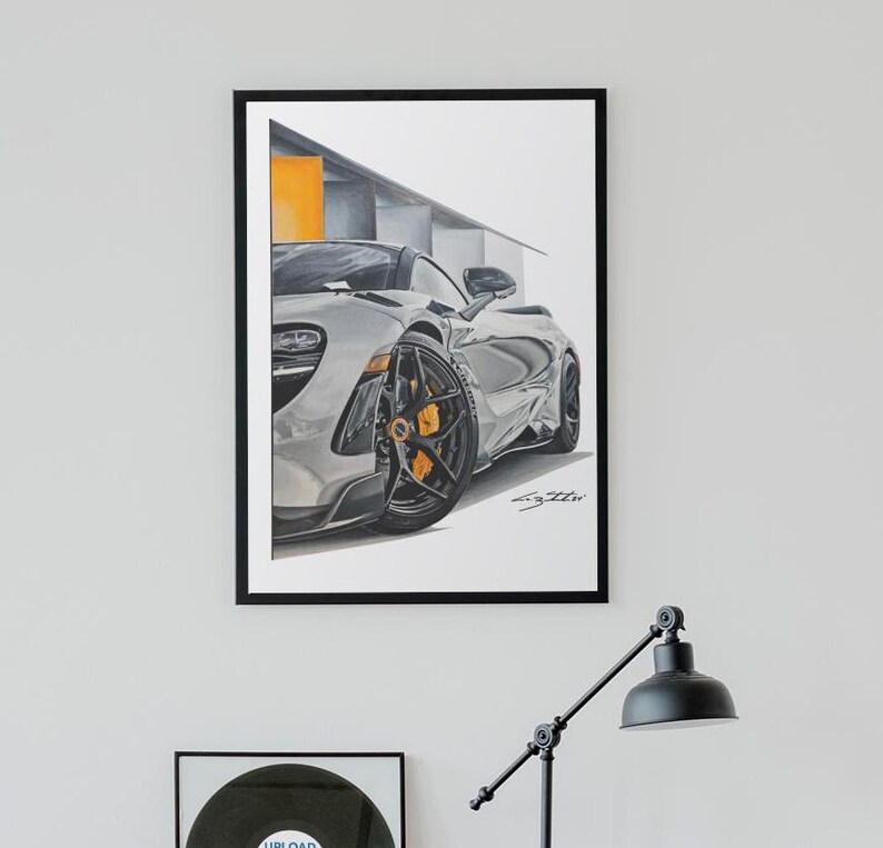 Mclaren 765LT Car Art: Supercar Automotive Print (digital Version) - Etsy