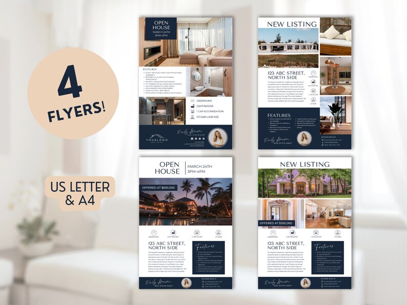 Luxury Real Estate Flyer | Listing Presentation | Luxury Home Flyer ...