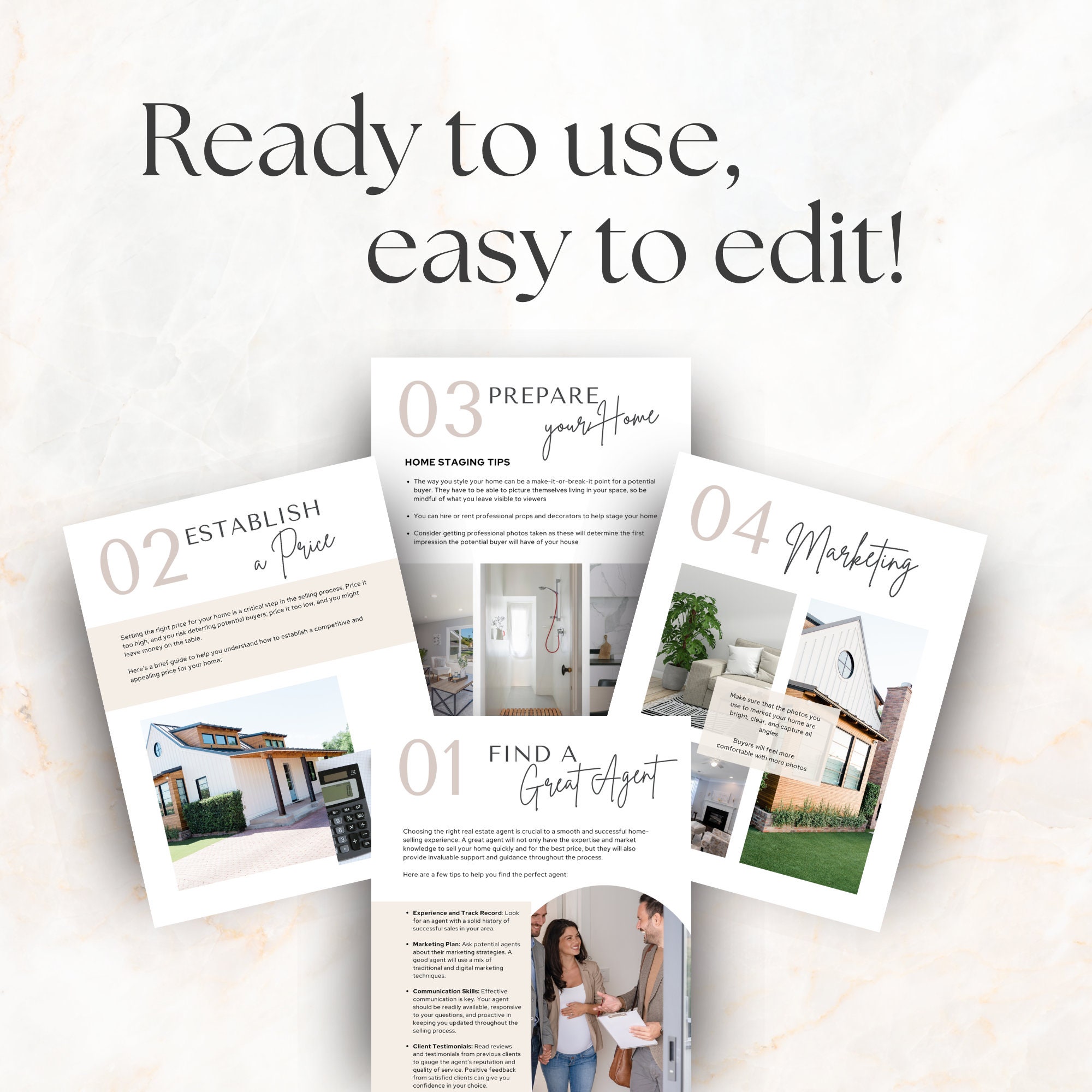 Real Estate Seller Guide: Printable Listing Presentation (canva ...