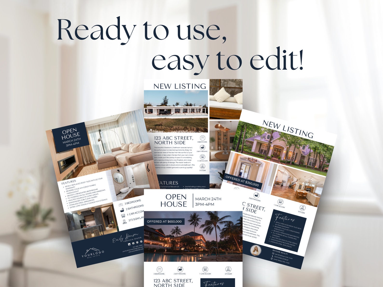 Luxury Real Estate Flyer | Listing Presentation | Luxury Home Flyer ...