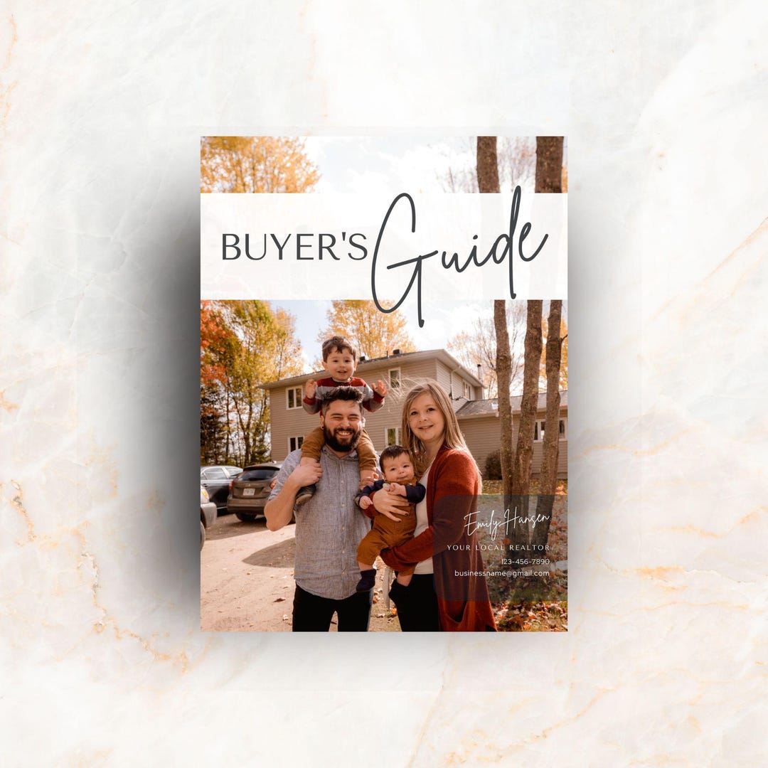 Real Estate Buyers Guide | Listing Presentation | Printable Canva Template | Real Estate Lead ...
