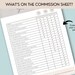 Real Estate Service Menu Template: Realtor Commission Sheet (canva ...