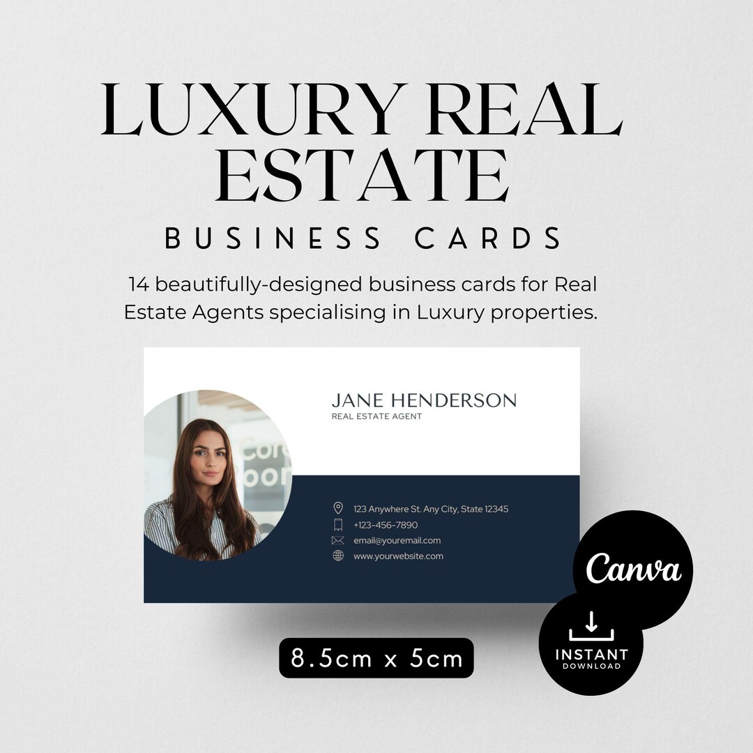 14 Luxury Real Estate Business Cards | Realtor Marketing | Realtor ...