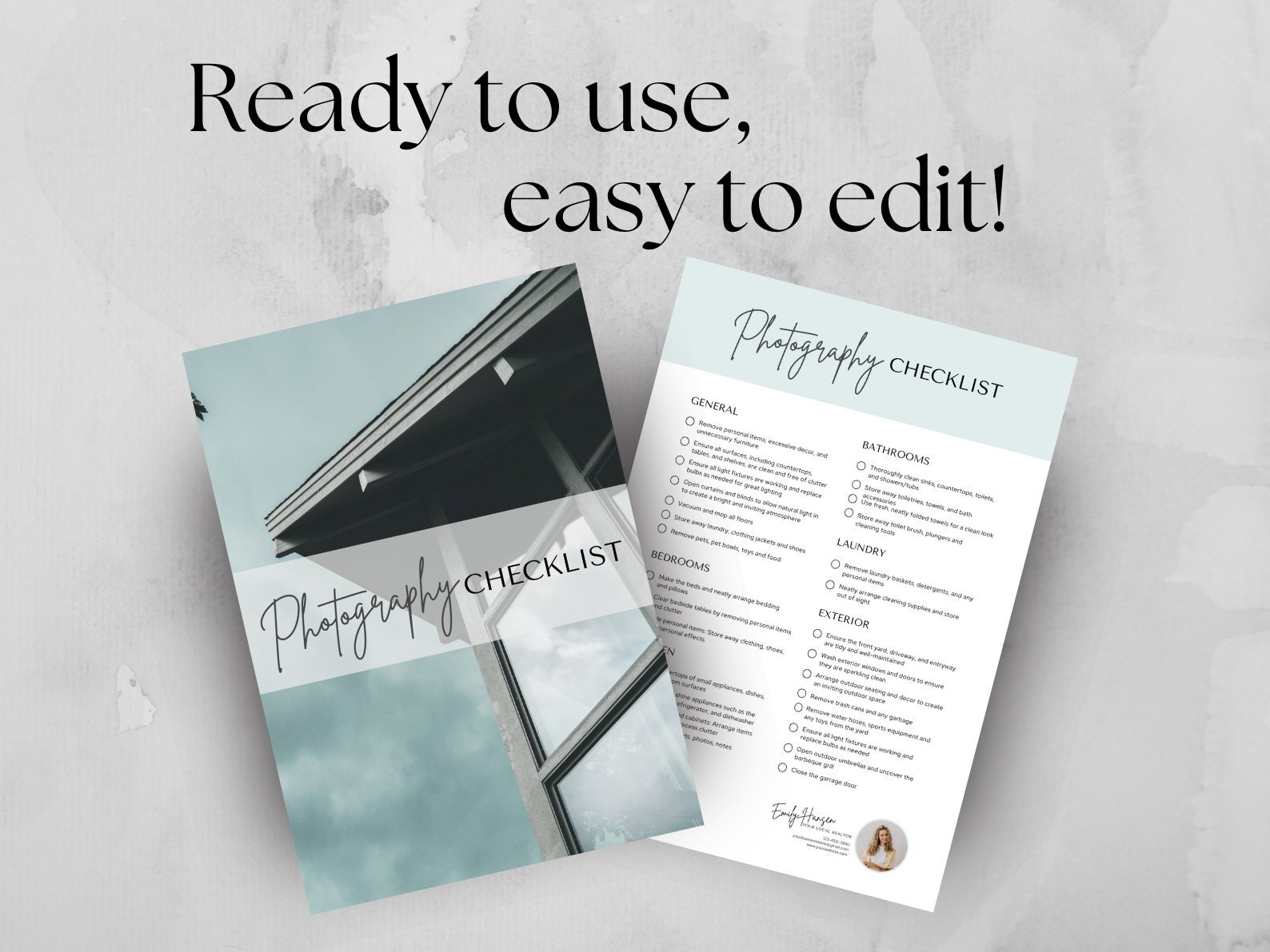 Real Estate Photography Checklist | Listing Presentation | Home Photos ...