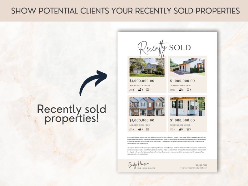 Introduction Flyer | Real Estate Agent Bio | Listing Presentation ...