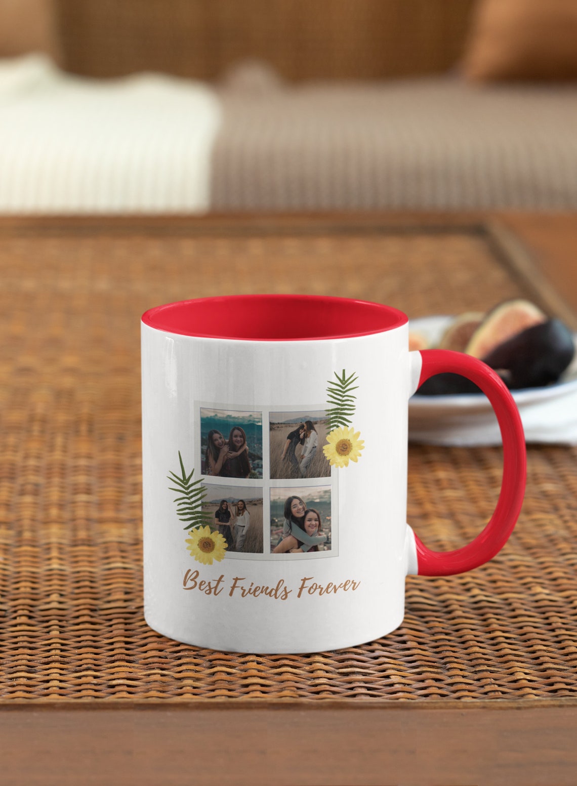 Personalized Photo Coffee Mug, Best Friend Forever Mug,mug With Photo ...