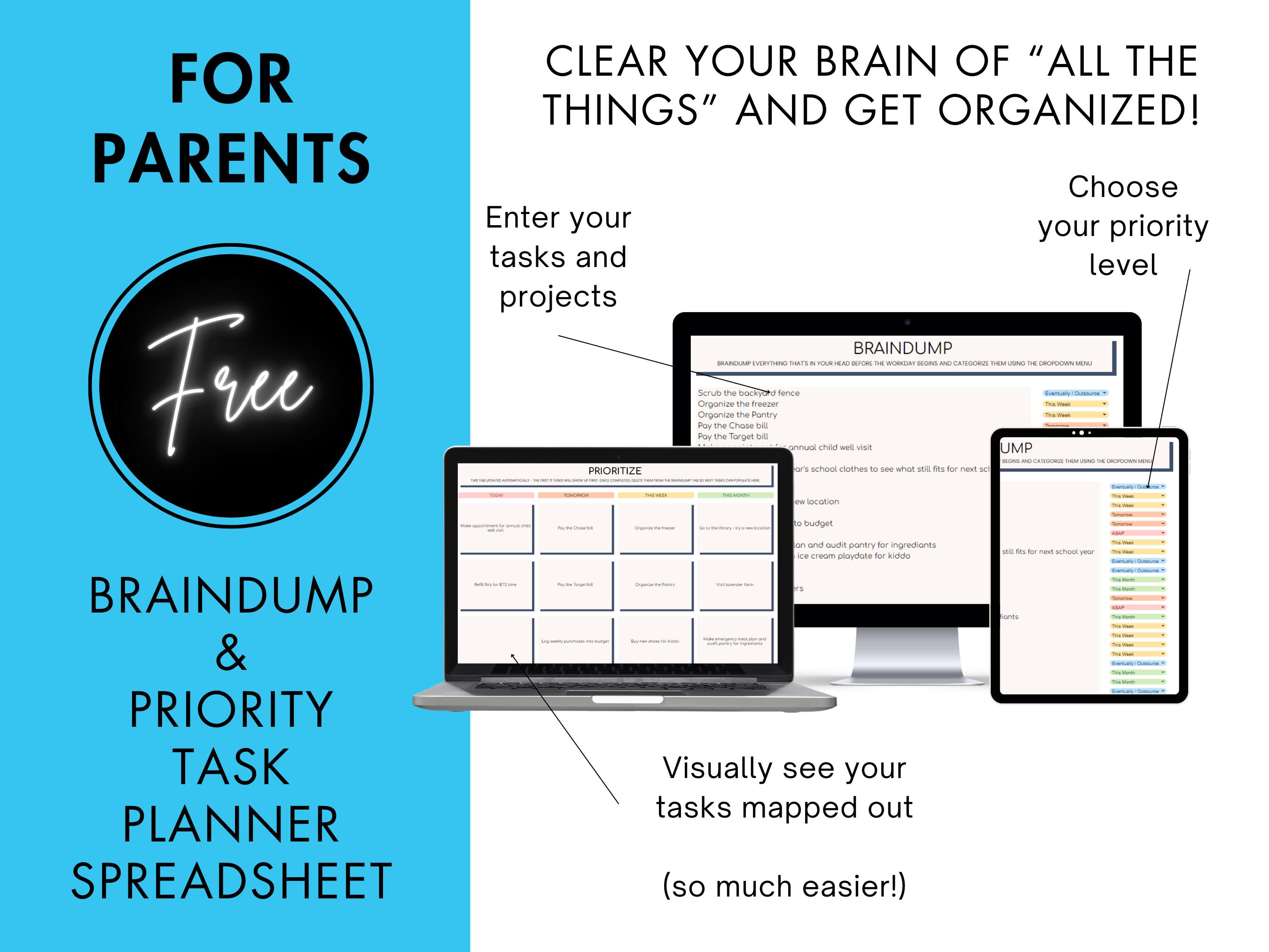 Kids Assignment Tracker Spreadsheet - Google Sheets Digital Student ...