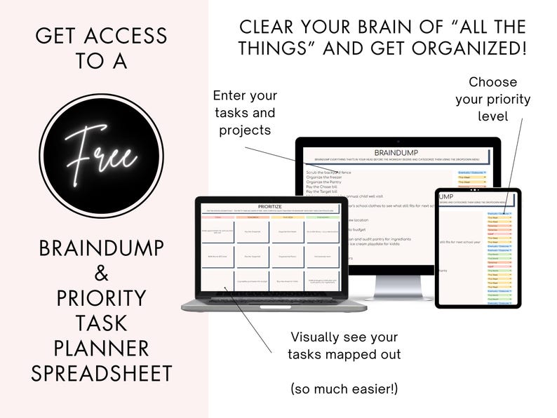 All-in-one Moving Planner Spreadsheet - Moving Checklist, Packing List ...