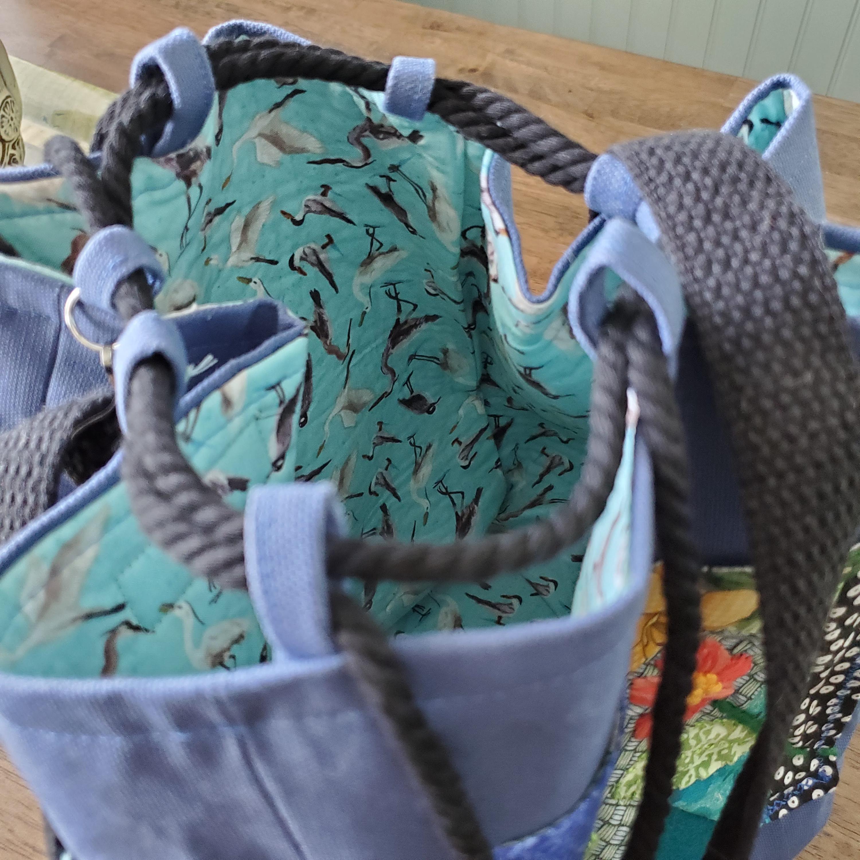 Large Tote Bag/purse, Inspired by the Japanese Rice Bag, Homemade ...