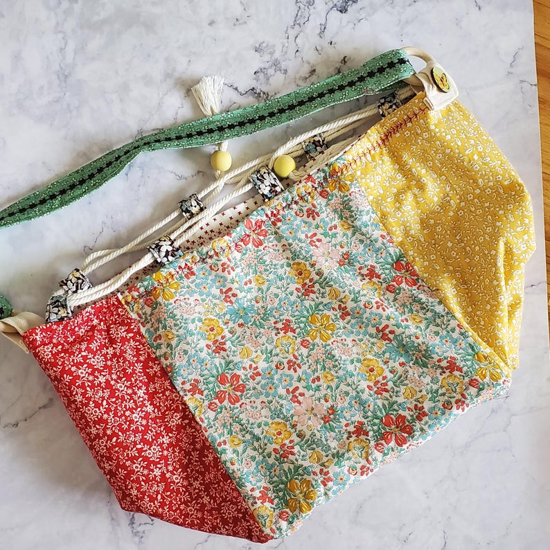 Handbag Purse, Tote Japanese Rice Bag With Hand Stitched, Patchwork ...