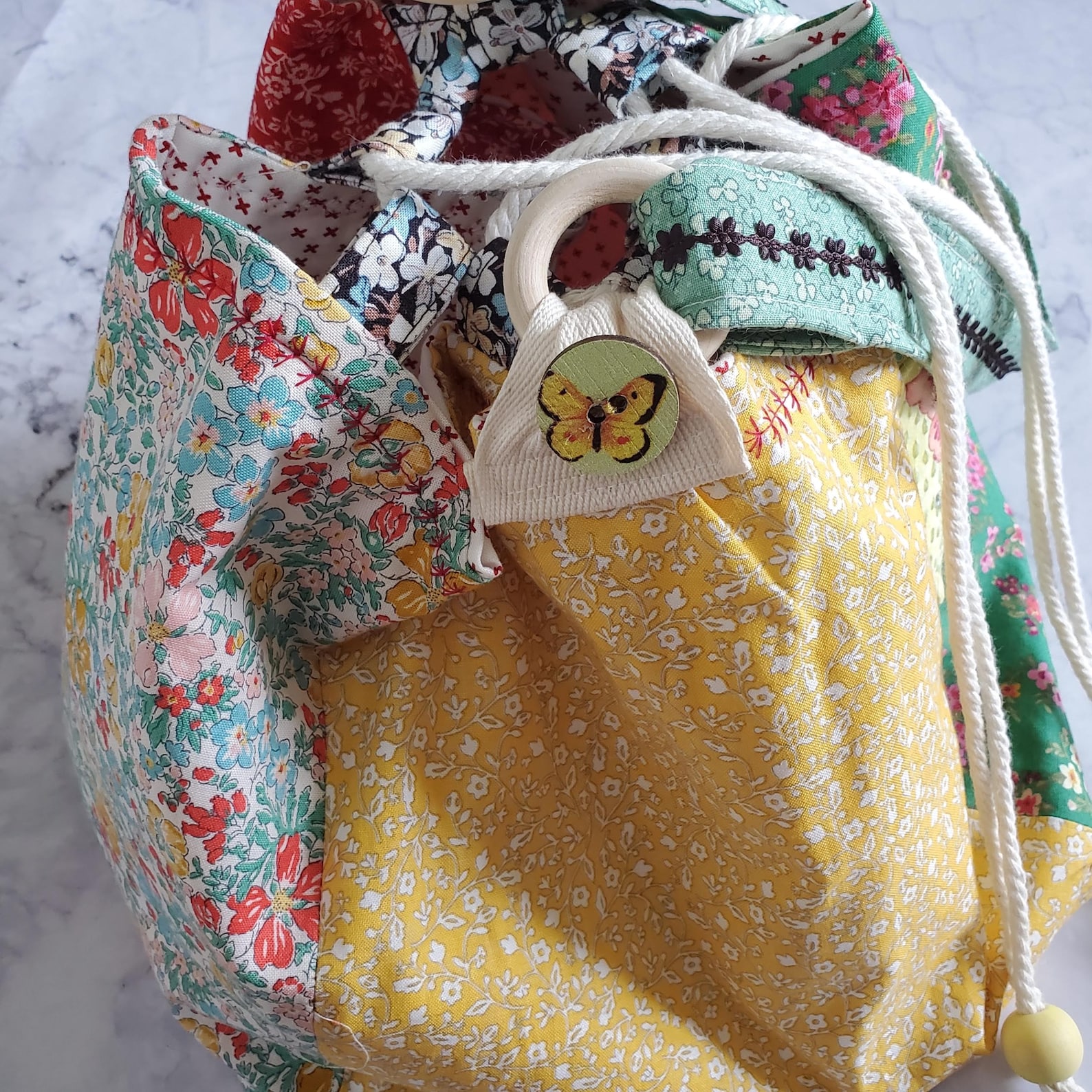 Handbag Purse, Tote Japanese Rice Bag With Hand Stitched, Patchwork ...