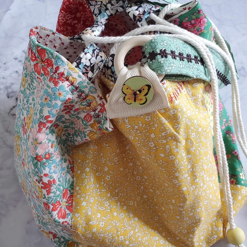 Handbag Purse, Tote Japanese Rice Bag With Hand Stitched, Patchwork ...