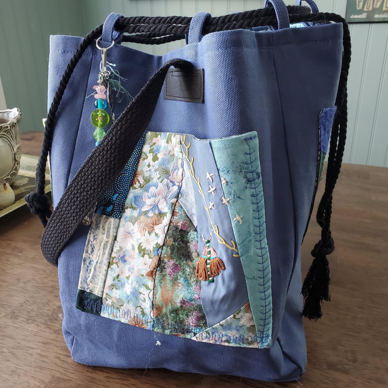 Large Tote Bag/purse, Inspired by the Japanese Rice Bag, Homemade ...