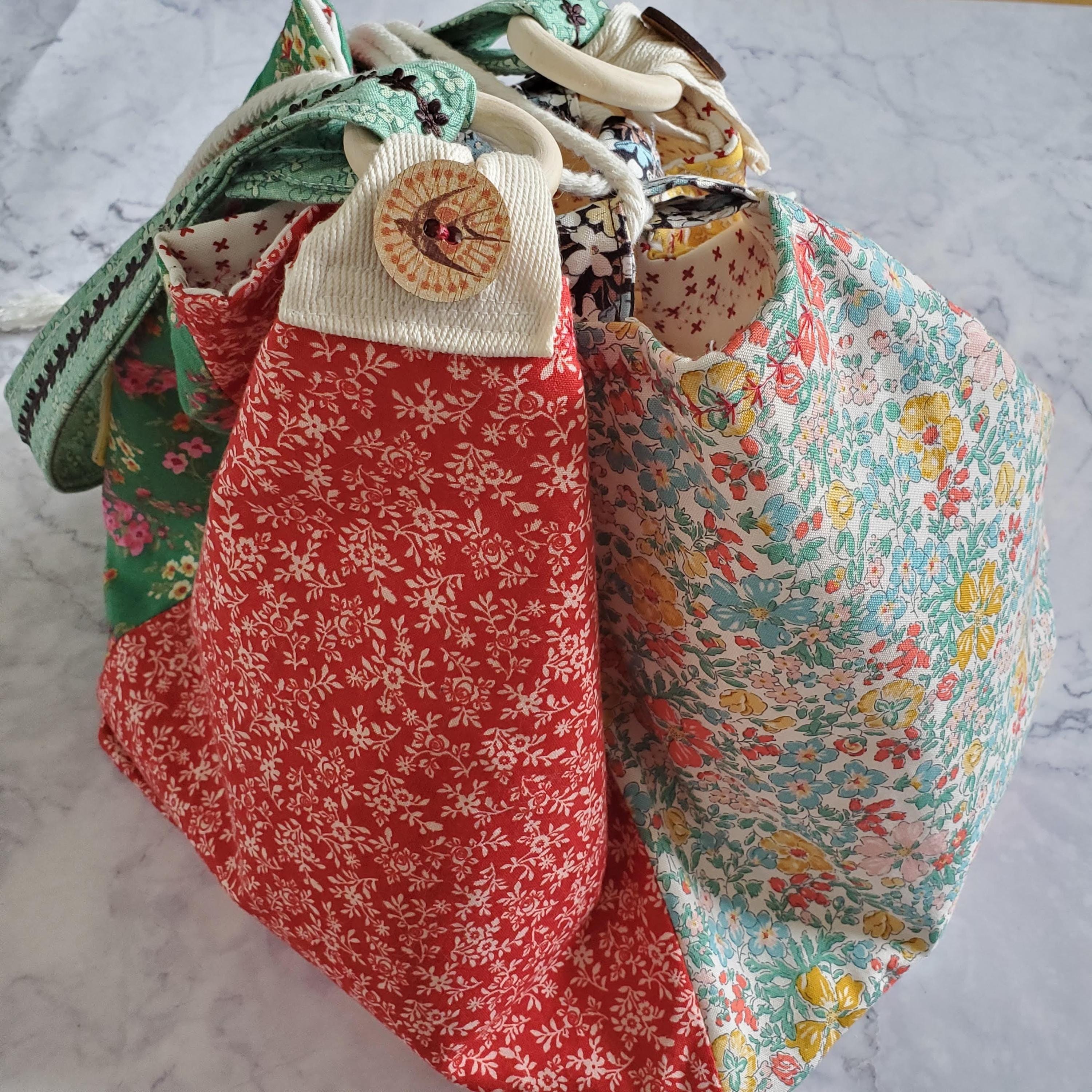 Handbag Purse, Tote Japanese Rice Bag With Hand Stitched, Patchwork ...