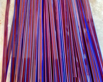 Bullseye COE 90 CIRCLES Hand Pulled Vitrigraph Organic Dot Flower Cane ...