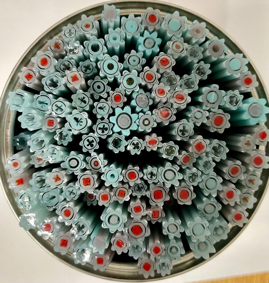 Bullseye COE 90 Vitrigraph Floral Cane Fusing Lampwork Supplies - Etsy