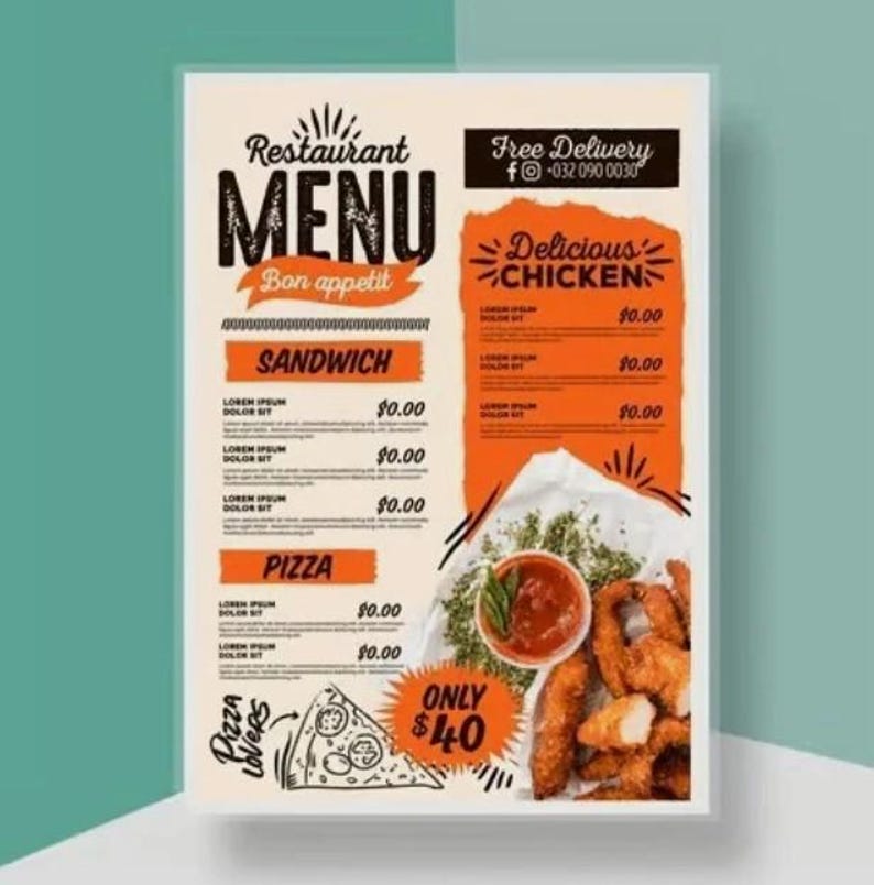 10 Laminated Cardstock Custom Printed Flyers -- 8.5