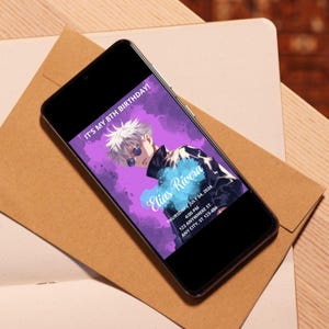 Invitation d'anniversaire imprimable, facile à modifier sur Canva ...