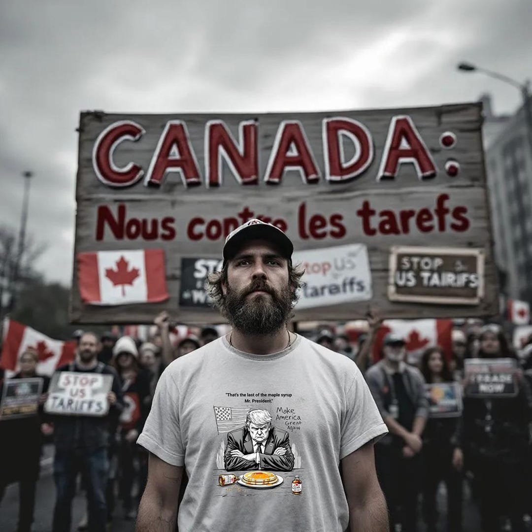 Trump Vs. Maple Syrup – Trade War T-shirt - Etsy