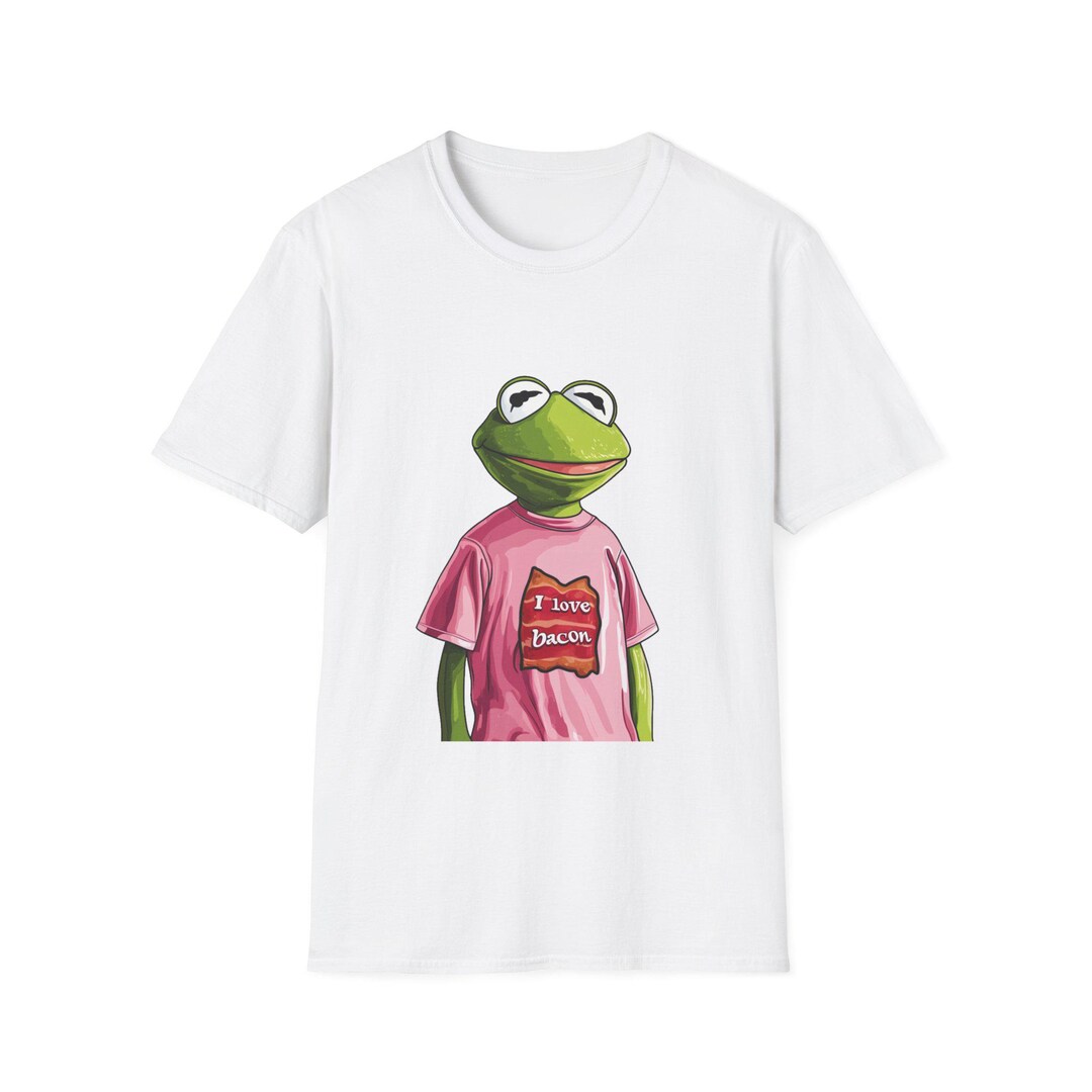 Unisex Kermit the Frog i Love Bacon T-shirt - Etsy