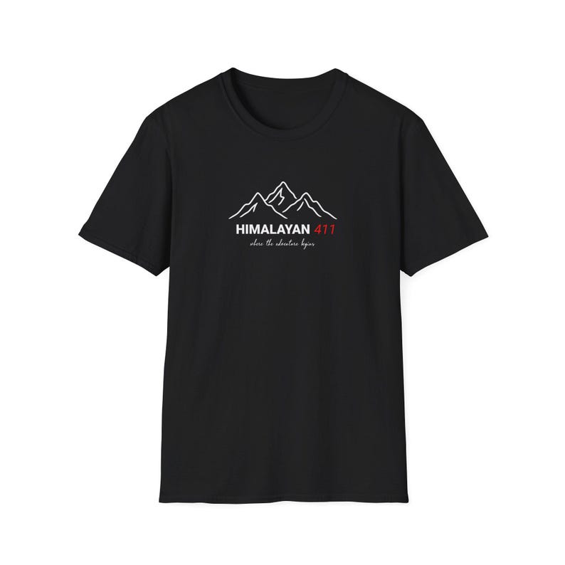 Royal Enfield Himalayan 411 Inspired T-shirt: Retro Motorcycle Graphic ...