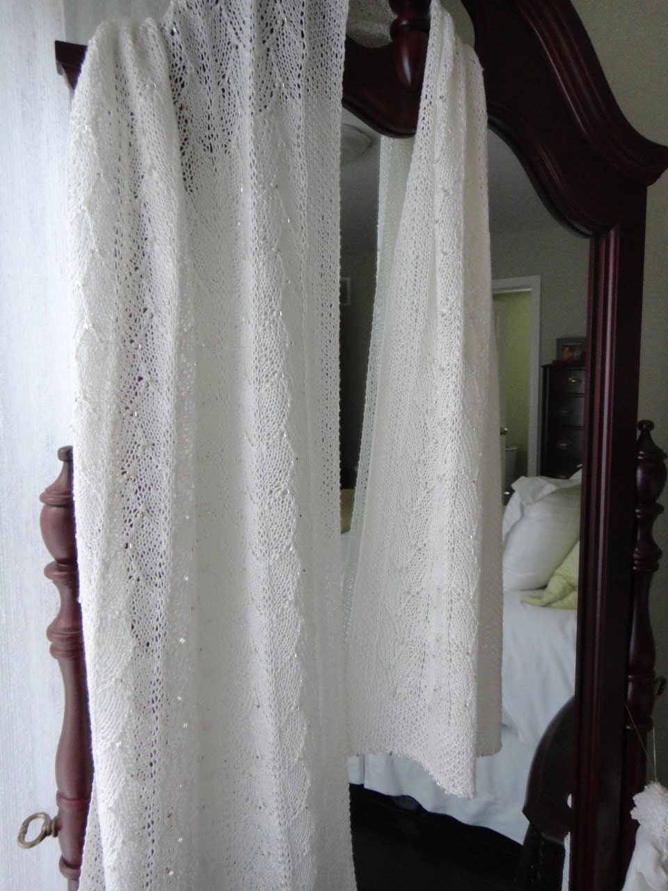 Pdf OYSTER SHELLS Knitted Stole Pattern - Etsy