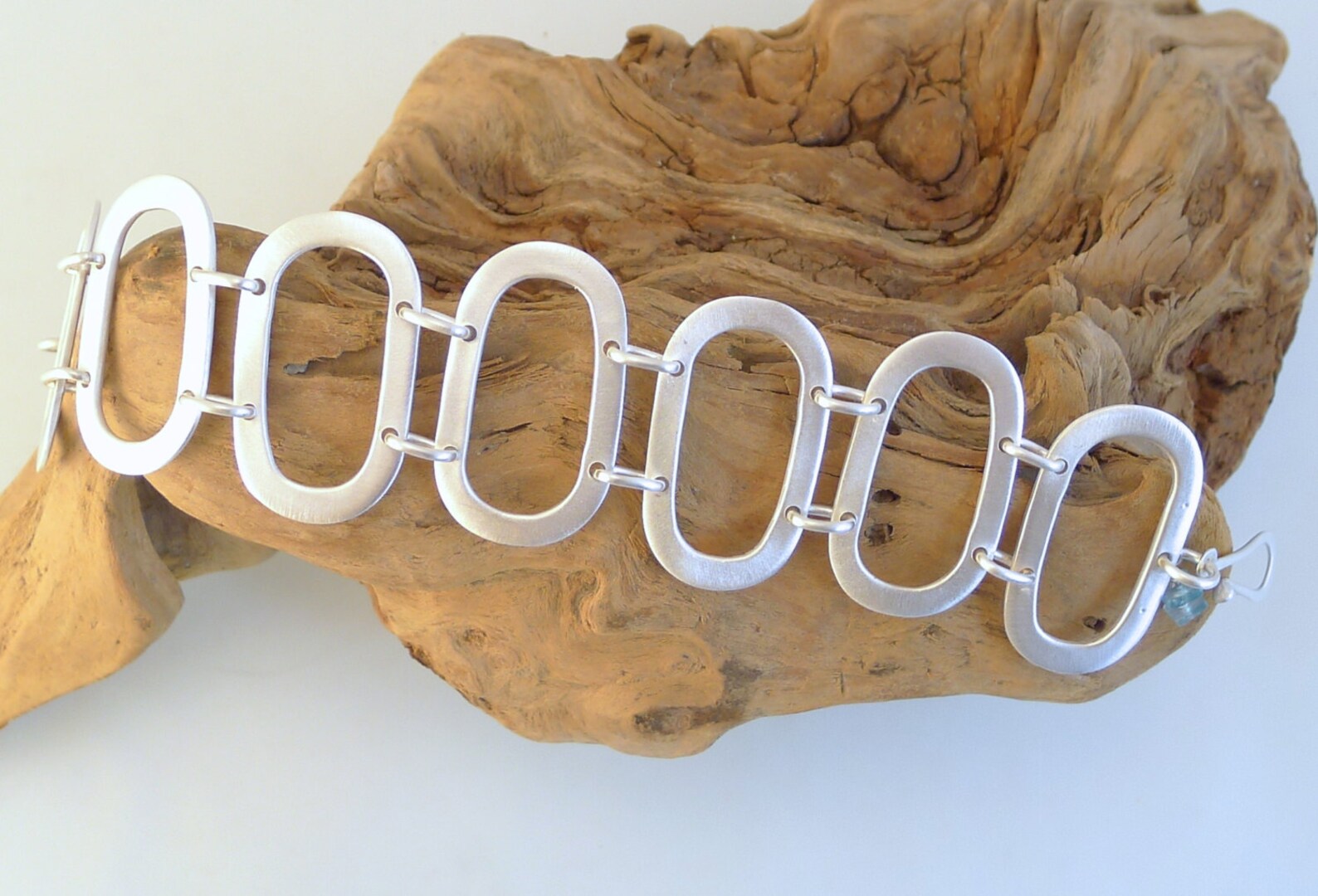 Sterling Silver Large Link Bracelet - B0310 - Etsy