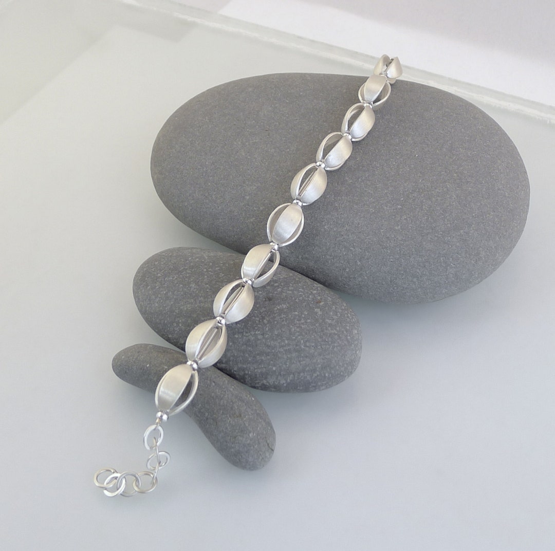Sterling Silver Pod Bracelet - B0170 - Etsy