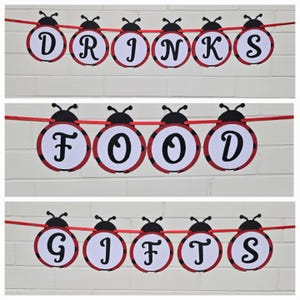 Ladybug Banner Bundle - Etsy
