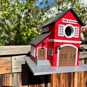 Bird House | Fire Station | 3D Printed - Etsy
