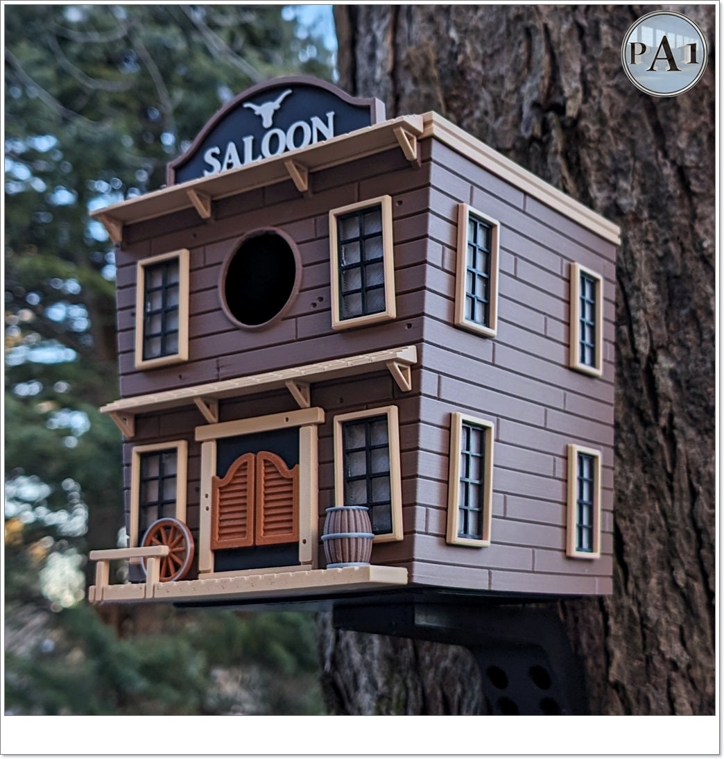 Bird House | the Saloon | 3D Printed - Etsy
