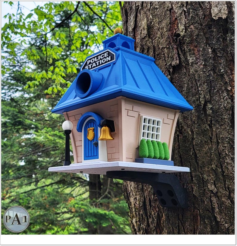 Bird House | Police Station | 3D Printed - Etsy