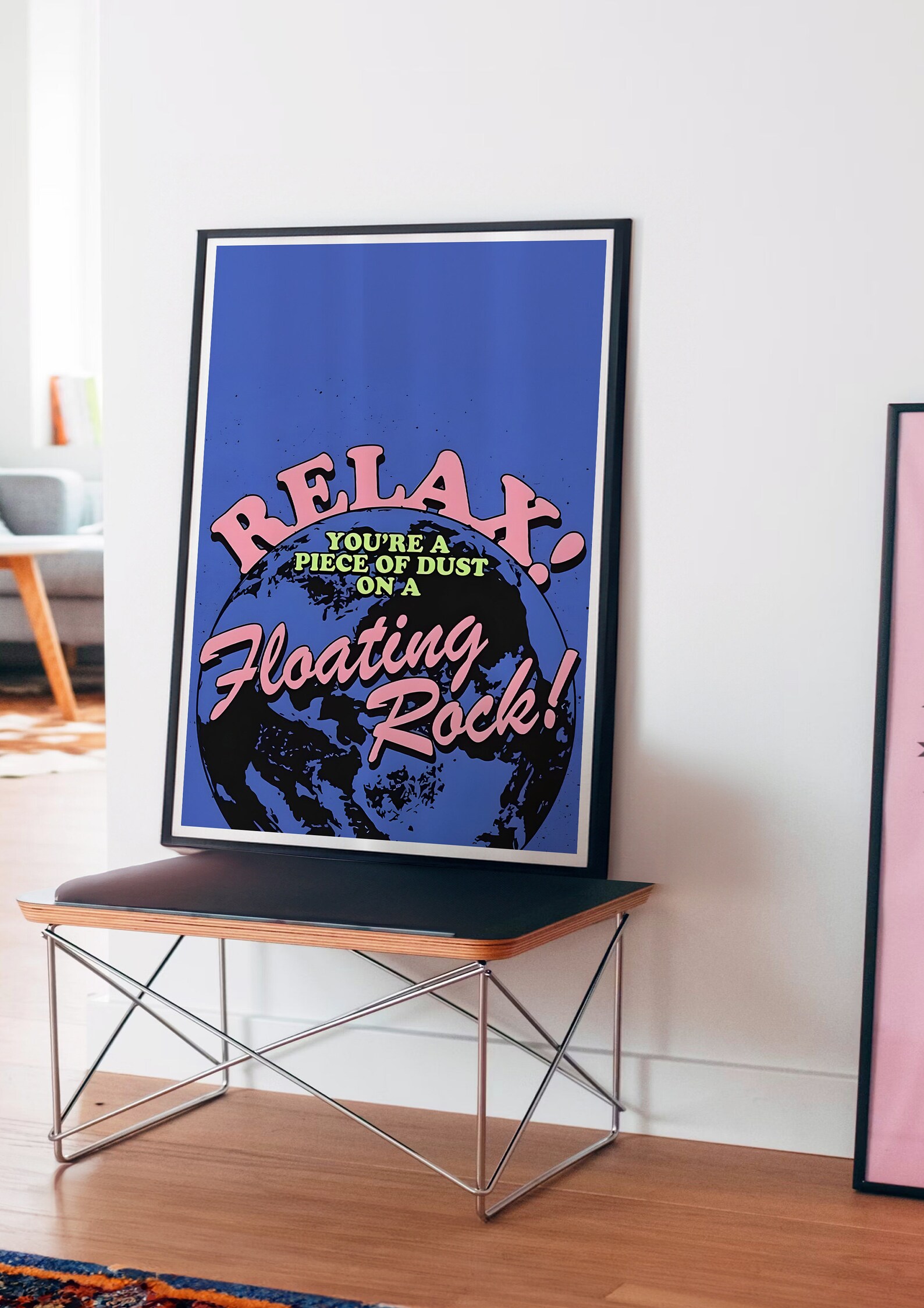 Printable Poster Relax Planet Aesthetic Print Digital Download Wall Art ...