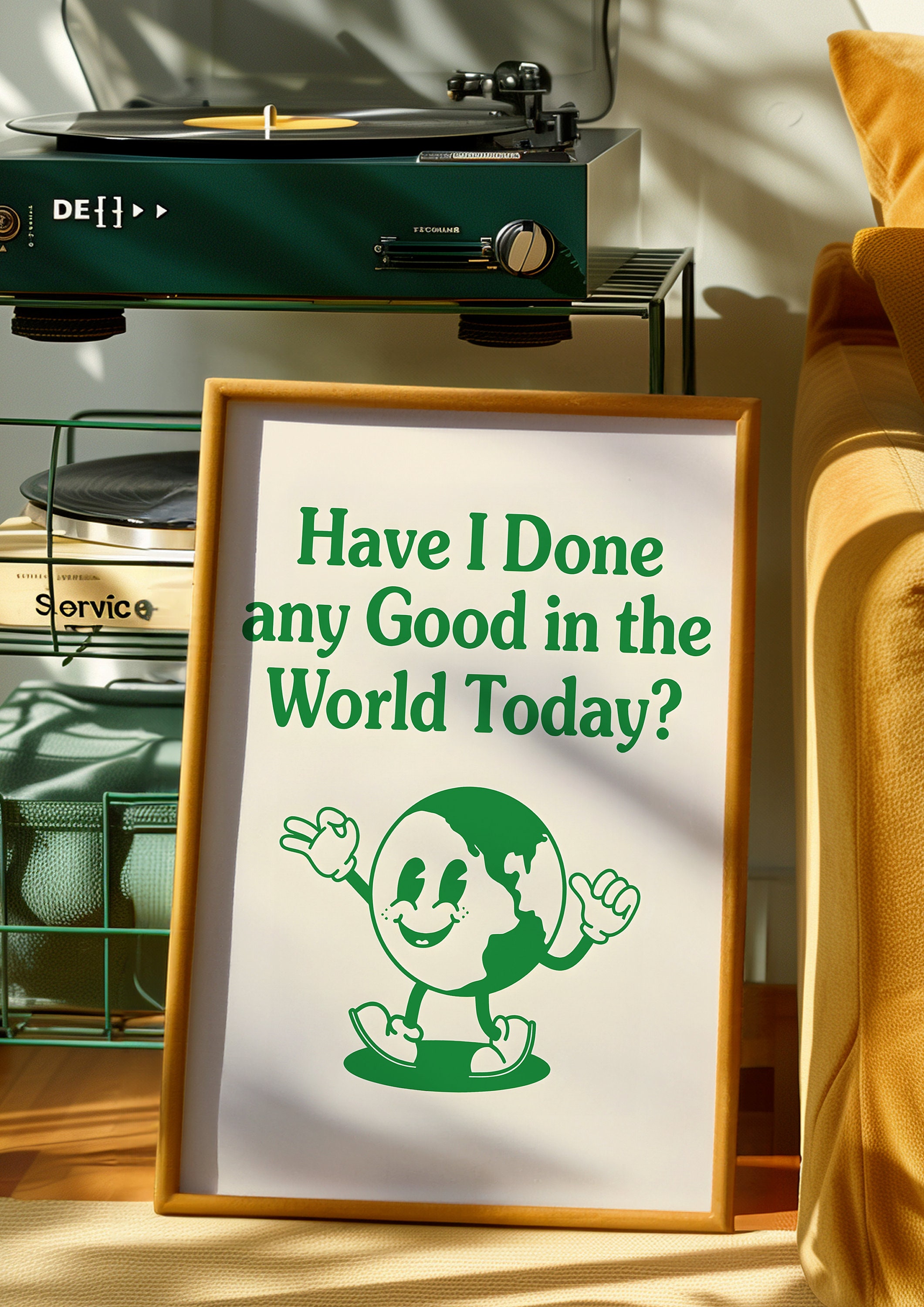 Printable Vintage Poster Digital Download Wall Art Have I Done Any Good ...