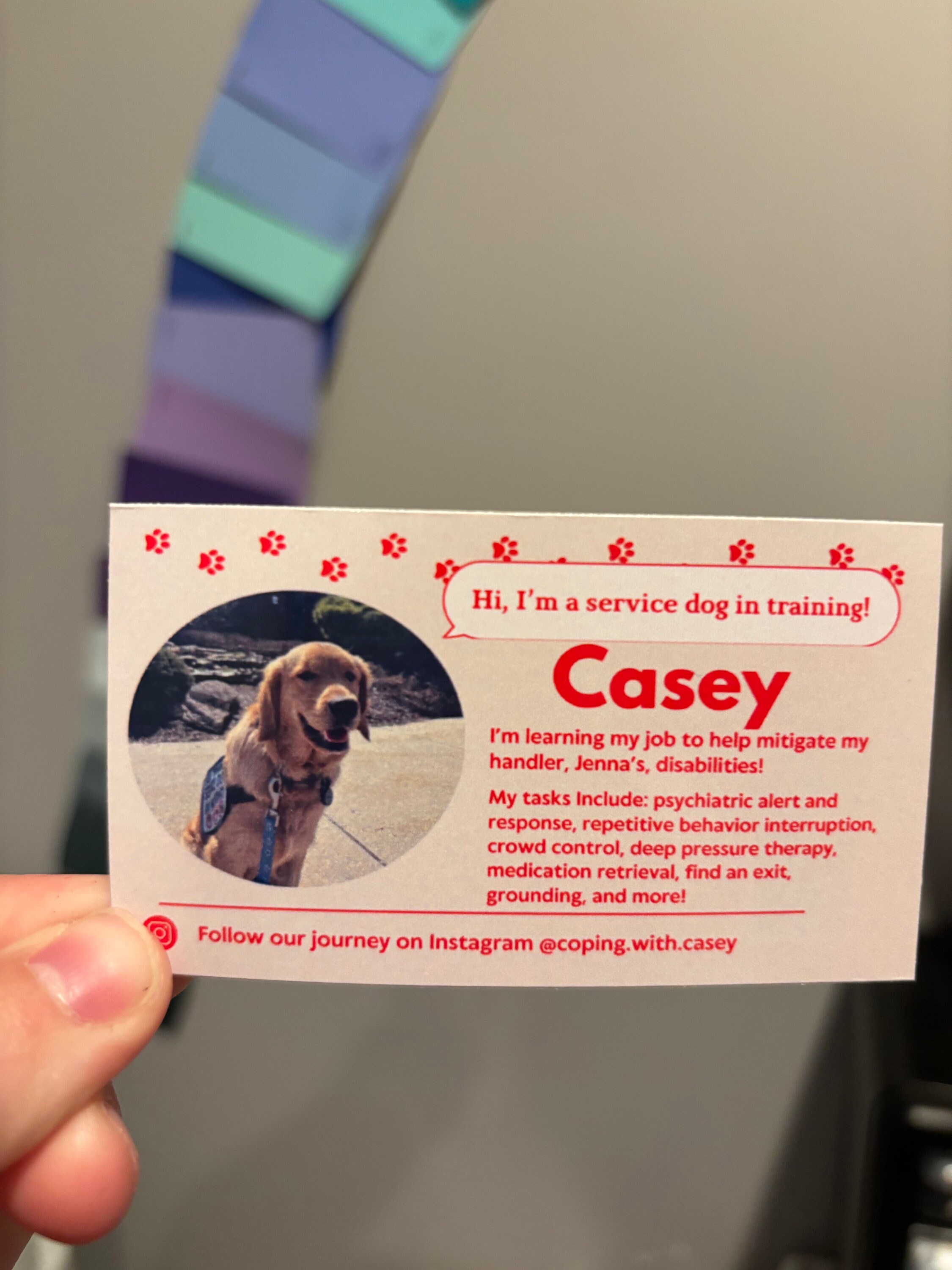 ADA Law Qr Info Personalized Cards With Task Info and QR Code, 2 Sides ...