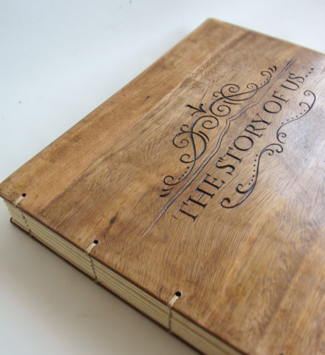 Personalized Wooden Wedding Album Hand Engraved - Etsy