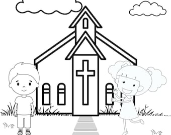 Children's Coloring Page, Activity Page for Kids, Christian Activity ...