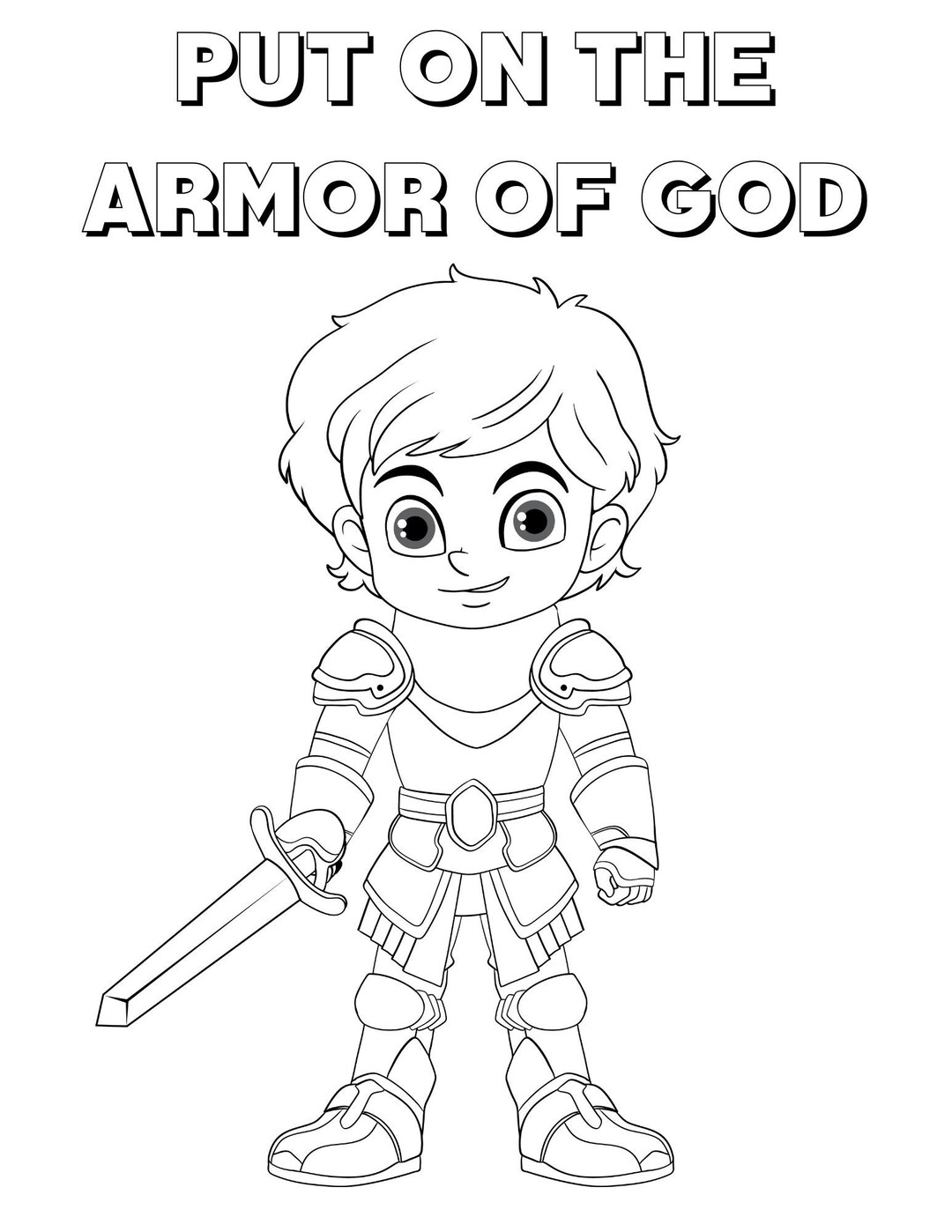 Children's Coloring Page, Activity Page for Kids, Christian Activity ...