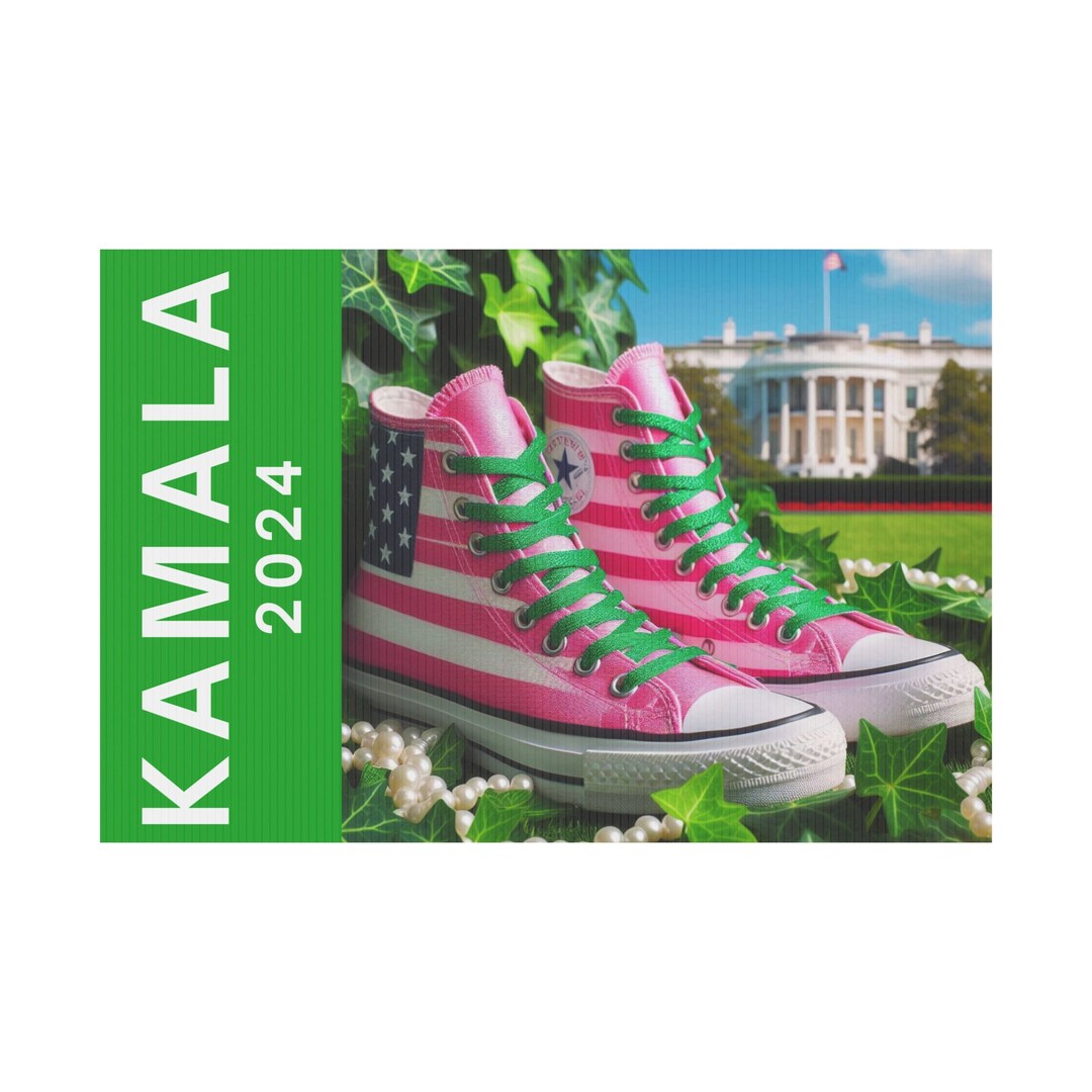 Kamala Chucks Plastic Yard Sign - Etsy