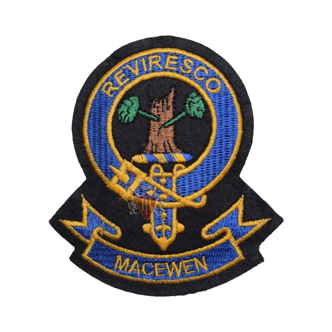 Macewen Reviresco Clan Badge - Etsy