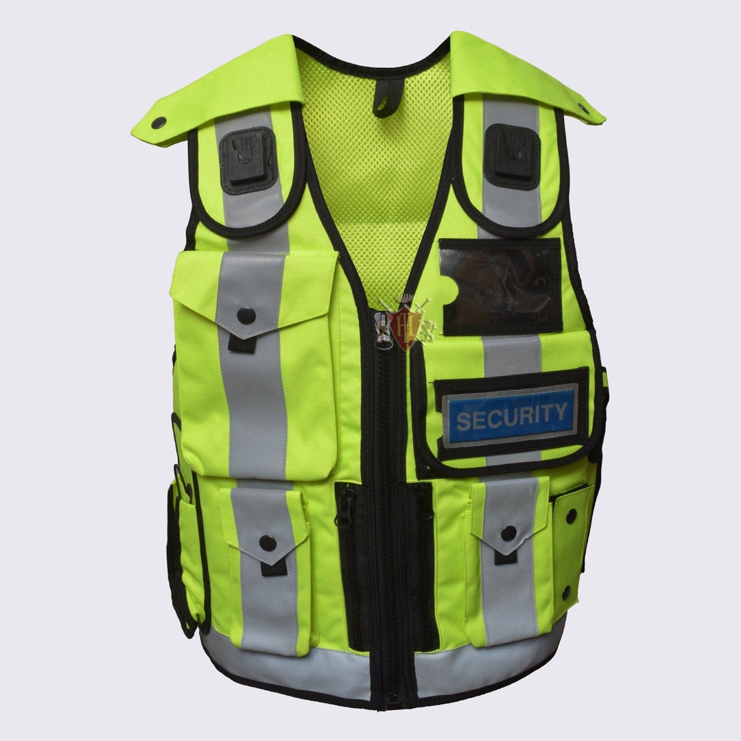 Hi Viz Tactical Green Vest Security Enforcement Quality Vest - Etsy
