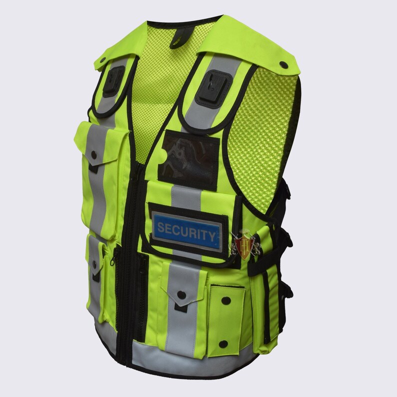 Hi Viz Tactical Green Vest Security Enforcement Quality Vest - Etsy