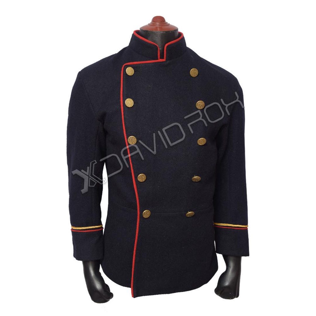 Napoleonic Full Dark Blue Hussar Jacket - Etsy