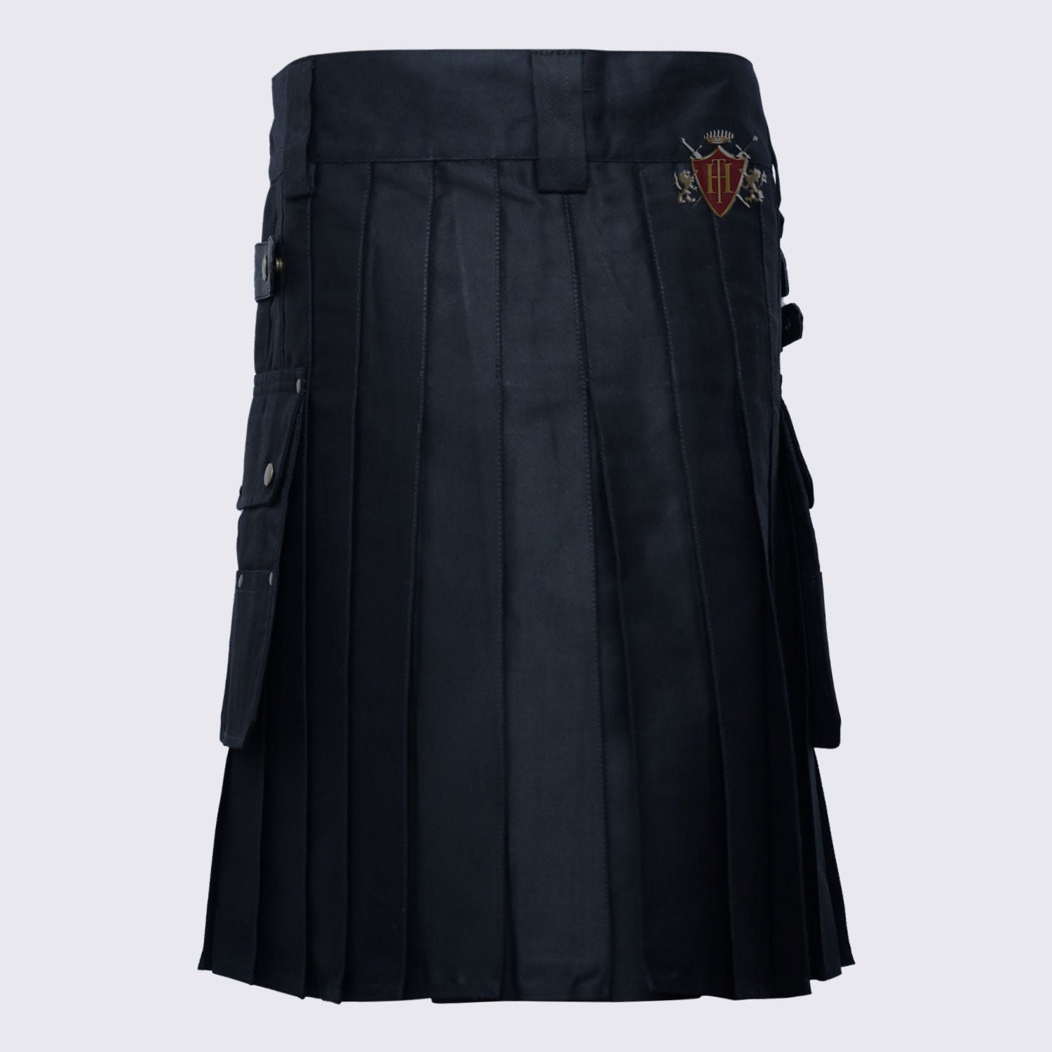 Heavy Duty Black Utility Kilt - Etsy