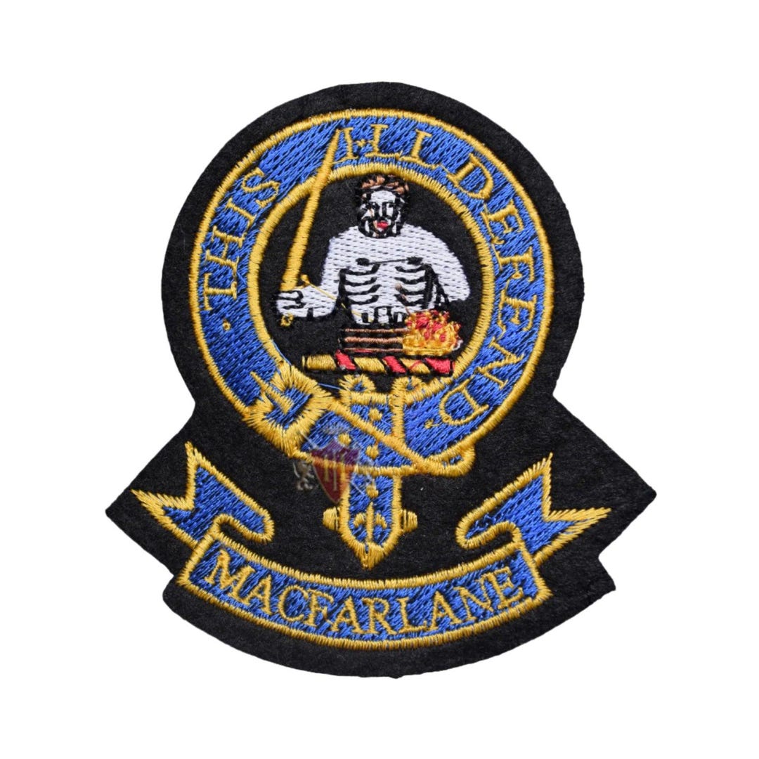 Macfarlane This Ill Defend Clan Badge - Etsy