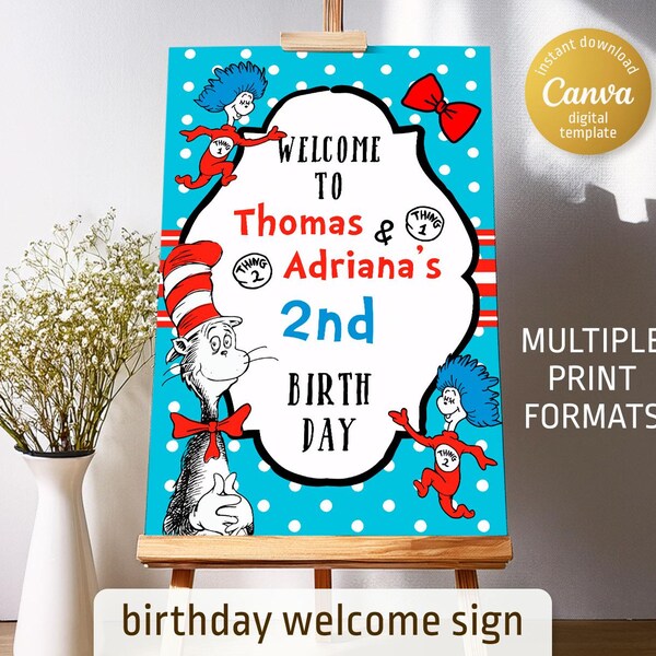 Dr Seuss Poster - Etsy
