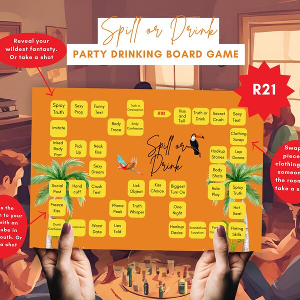 College Drinking Games - Etsy