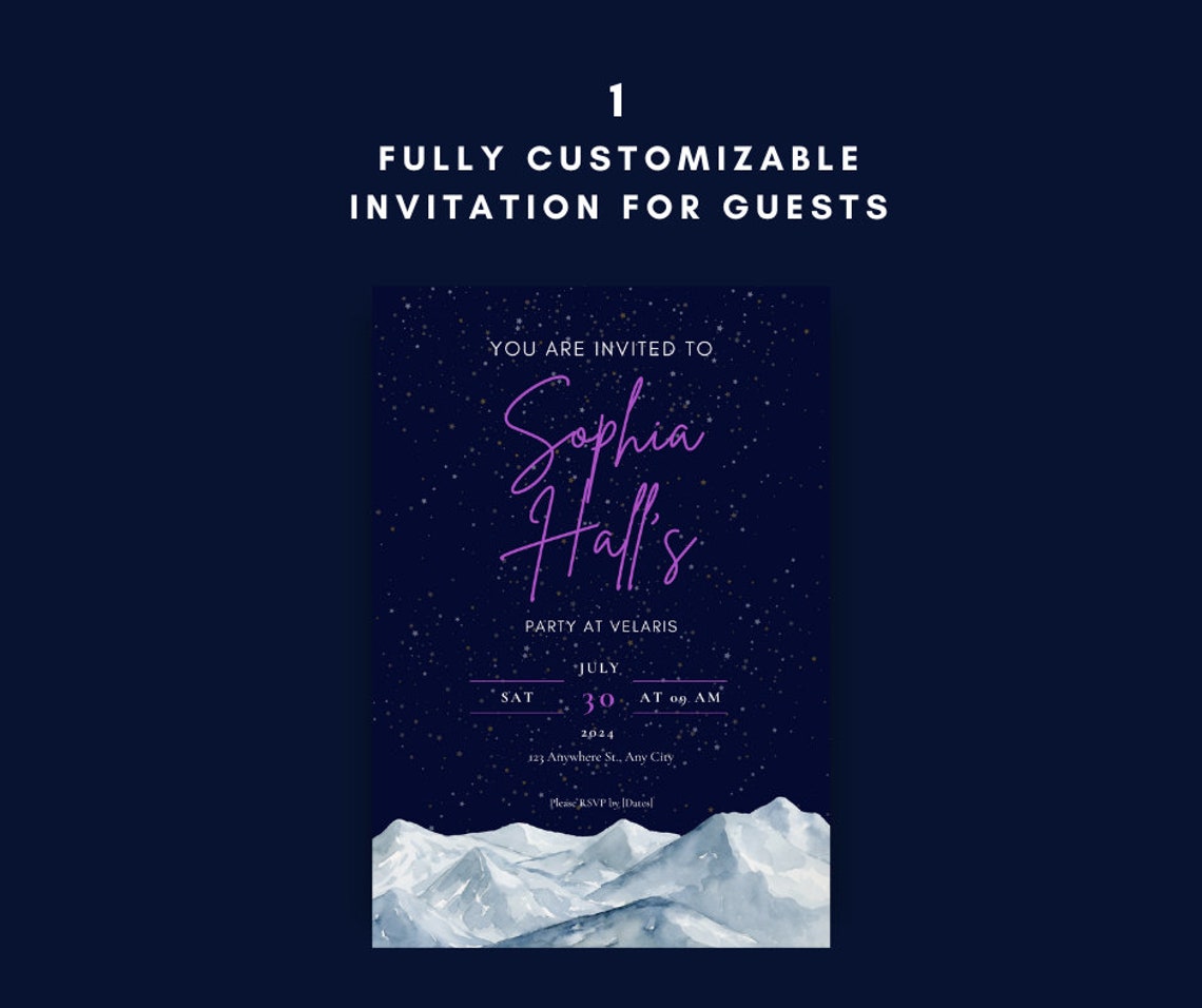 ACOTAR Themed Party Pre Planned Party Pack A Court of Thorns and Roses ...