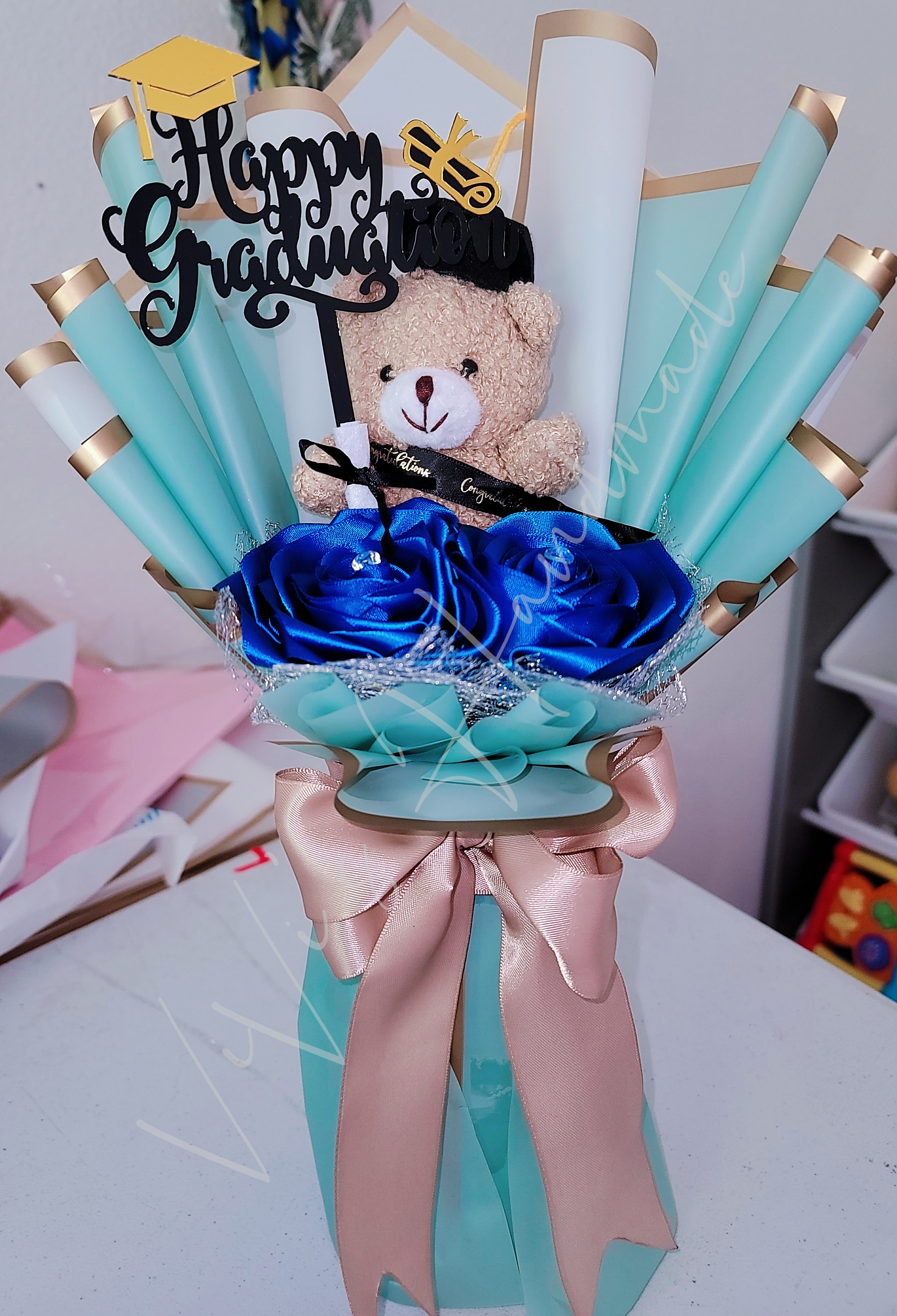 Graduation Teddy Bear Bouquet - Etsy