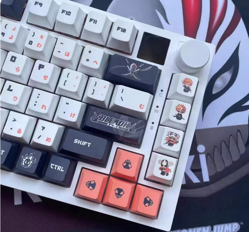 128keys Anime Keycaps, Bleach Keycaps for Cherry MX Switch Mechanical ...